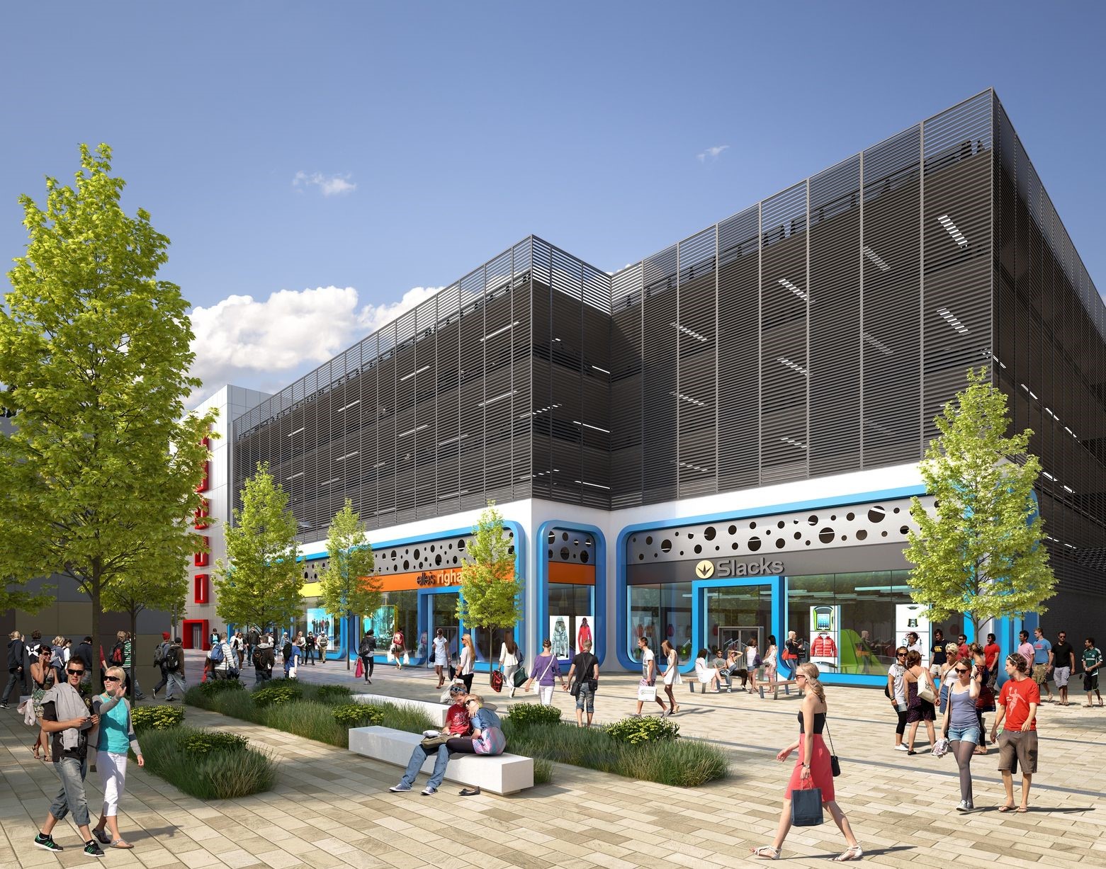 Bridgefield Street Pedestrianisation, Stockport | Resiblock